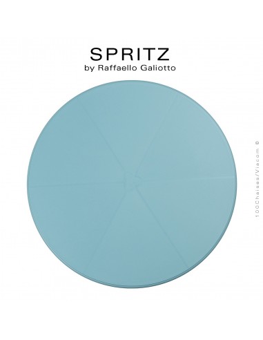Table design pour terrasse SPRITZ, plateau rond plastique plein ...