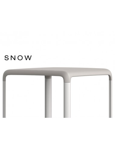 Table plastique design pour terrasse et extérieur SNOW, structure et ...
