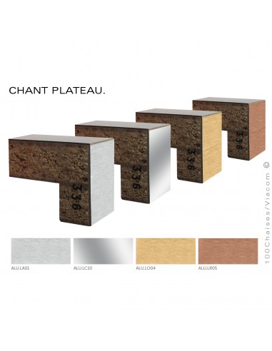 Table design mange debout carré QUADRA - Bois - Bar, bistrot, café